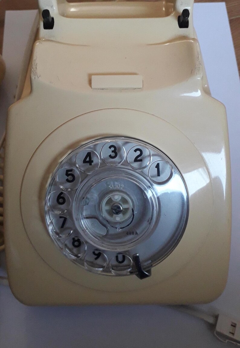 BT Cream Rotary Landline Telephone 1970s - Etsy
