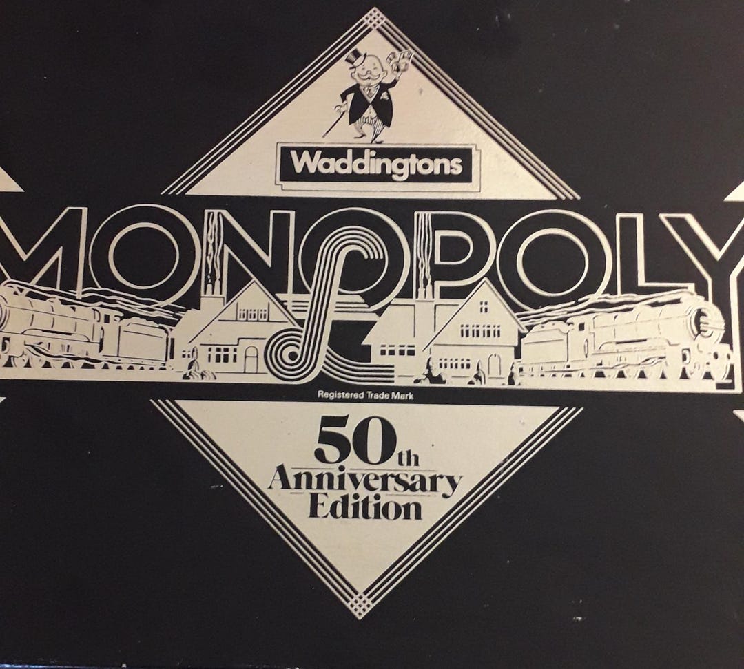 Monopoly 50th Anniversary Edition 1984 - Etsy