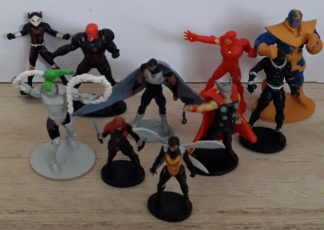 Ten Busy Books Avengers Heroes and Villains Figures - Etsy