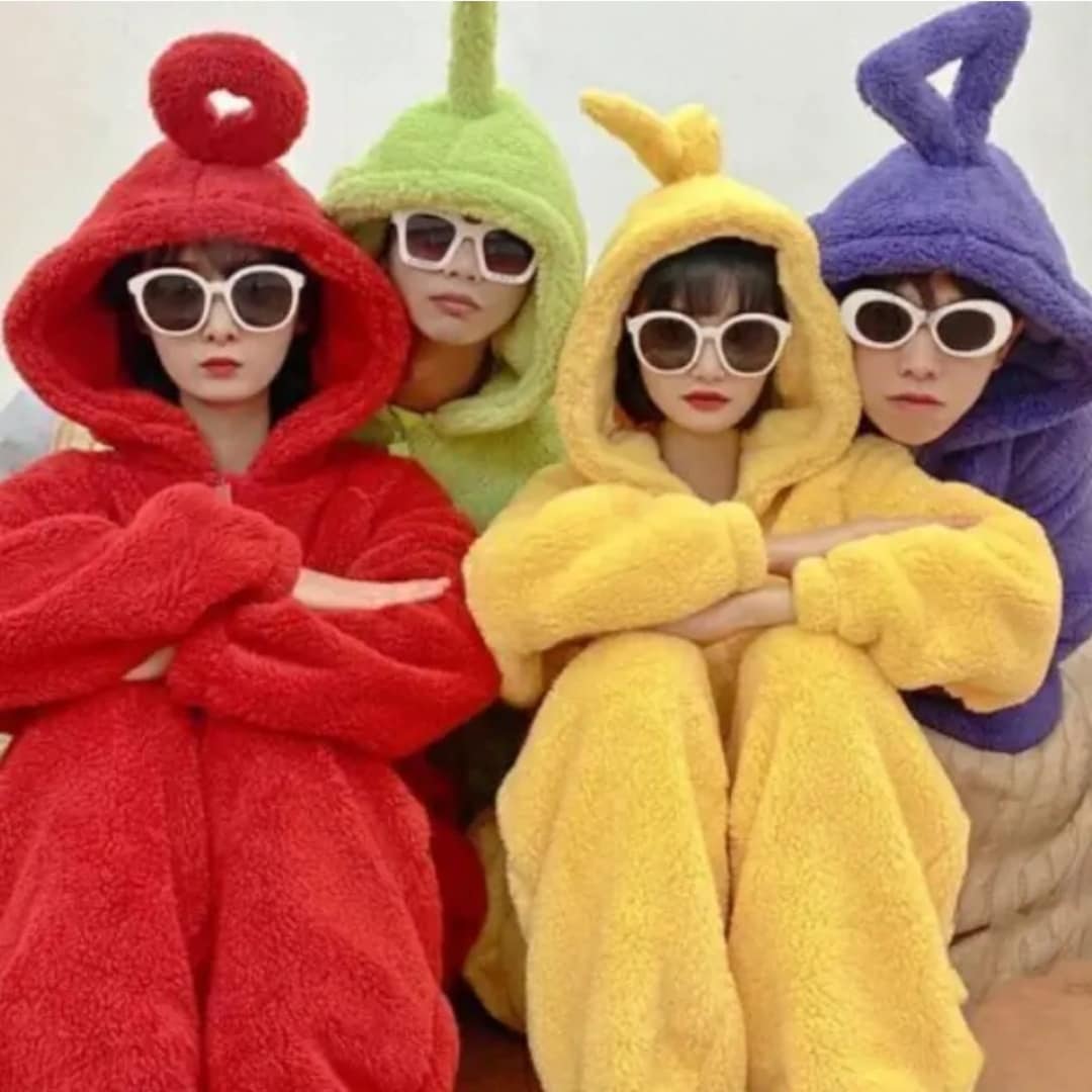 Erwachsene Teletubbies Kostüm Disi Onesis Lala Cosplay Overall - Etsy.de