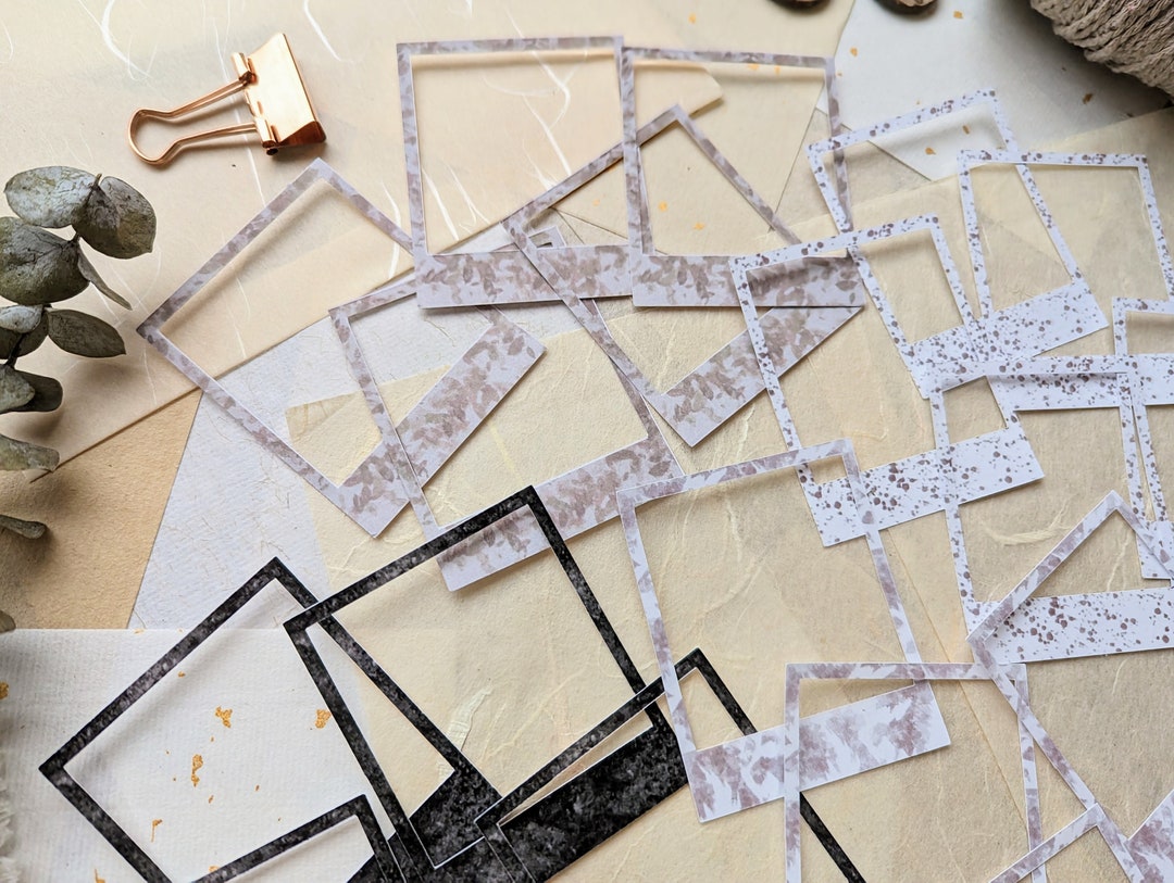 Paper Cutouts Polaroids • Photo Frames • Bullet Journal Decoration ...