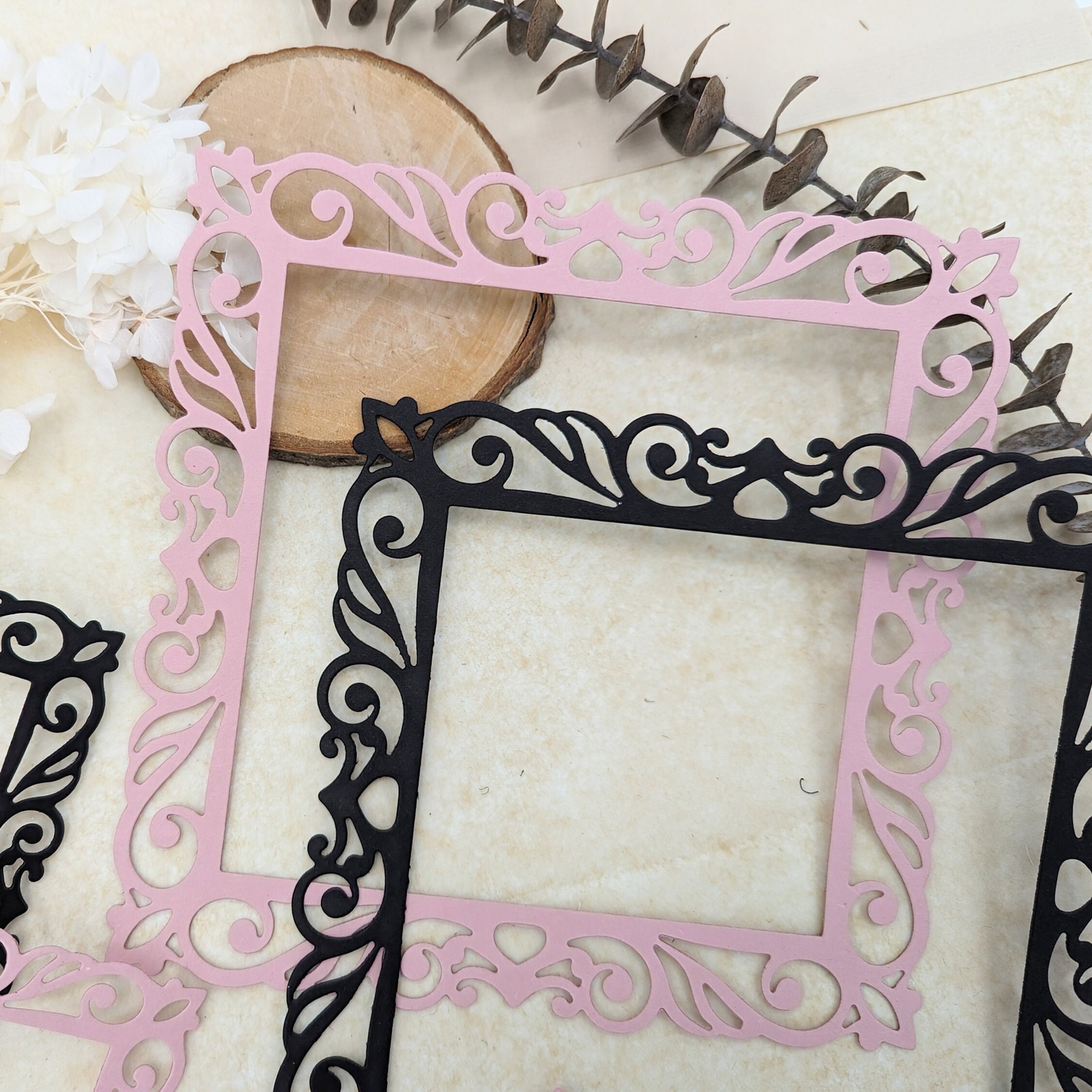 Die Cut Square Frames • From 10 Pieces • for Your Planner, Scrapbook or ...