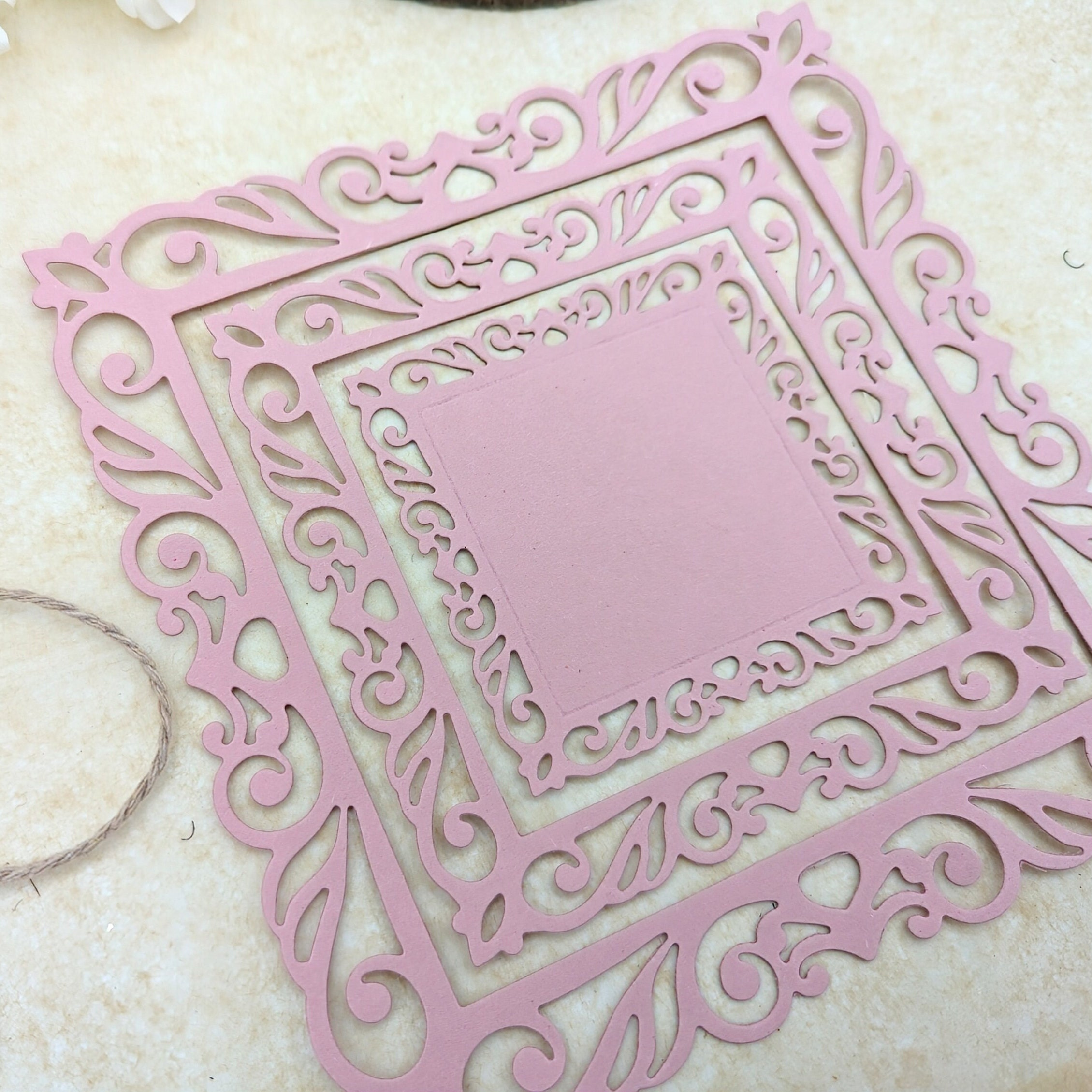 Die Cut Square Frames • From 10 Pieces • for Your Planner, Scrapbook or ...
