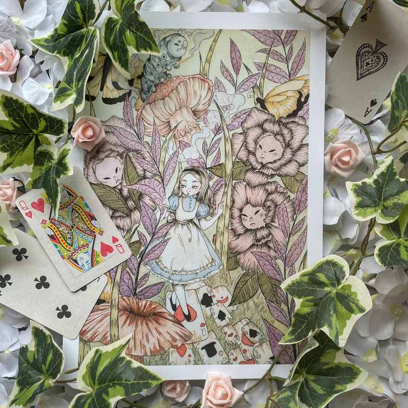 Alice Wonderland Art - Etsy