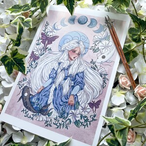 Princess Yue Fanart | Avatar: the Last Airbender A4 Art Print | Art ...