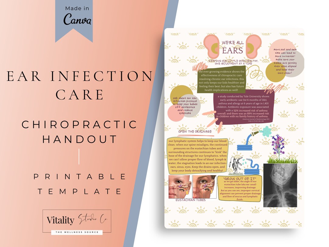 Chiropractic Ear Health Care Handout Holistic Tips for Optimal Ear ...