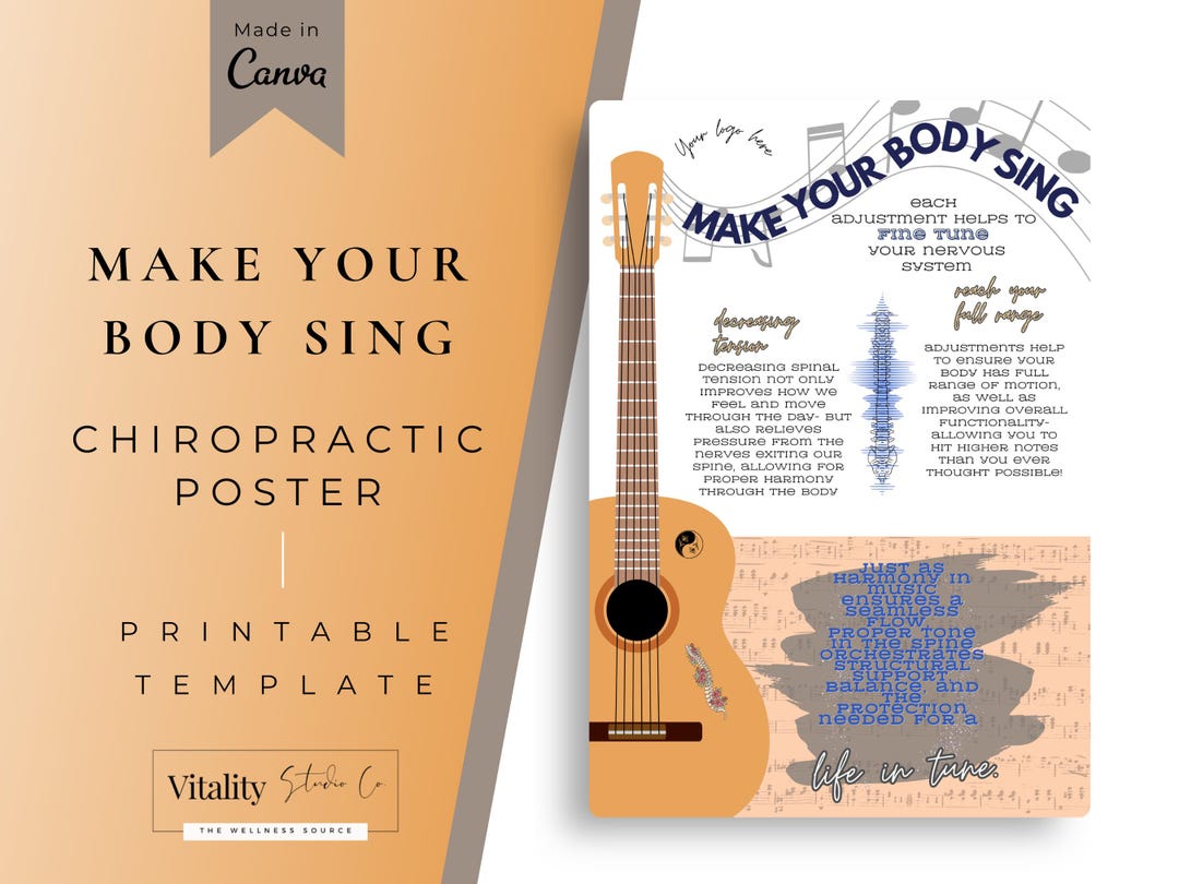 Chiropractic Spinal Tension Poster - Improve Mobility & Nerve Function ...