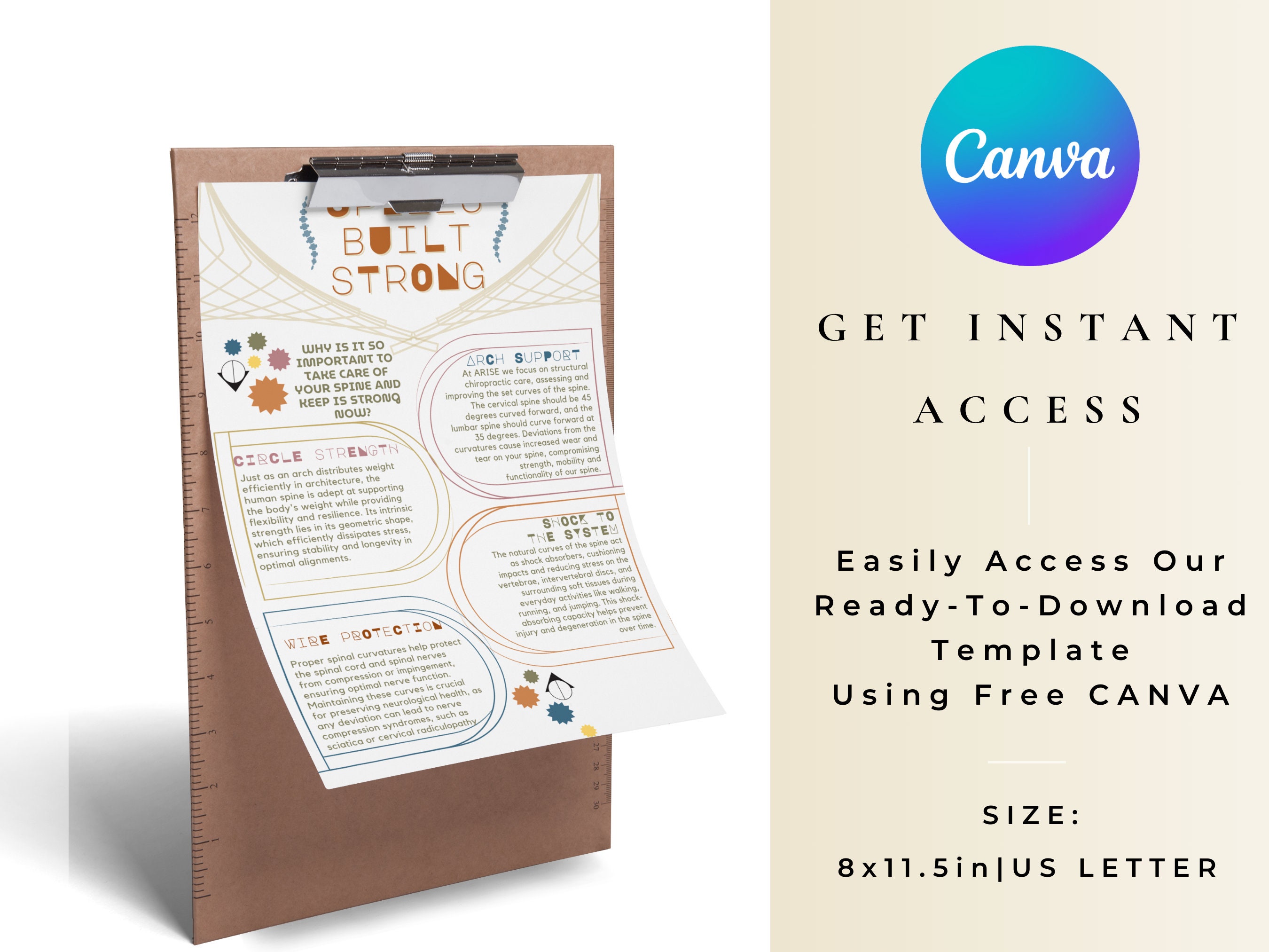 Spine Health Chiropractic Handout – Comprehensive Guide to Spinal ...