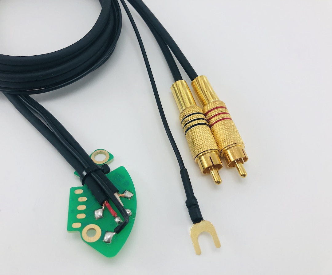 New RCA Cable for Technics SL 1200 MK3 Turntable Soldered on PCB With ...