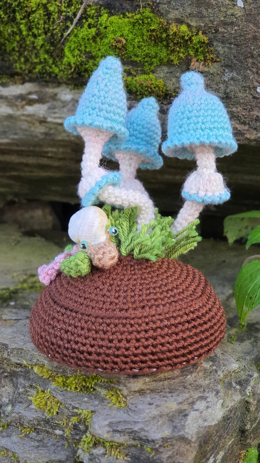 Pincushion "blue Toadstool" Unique Present for Sewers Crafters Needle ...