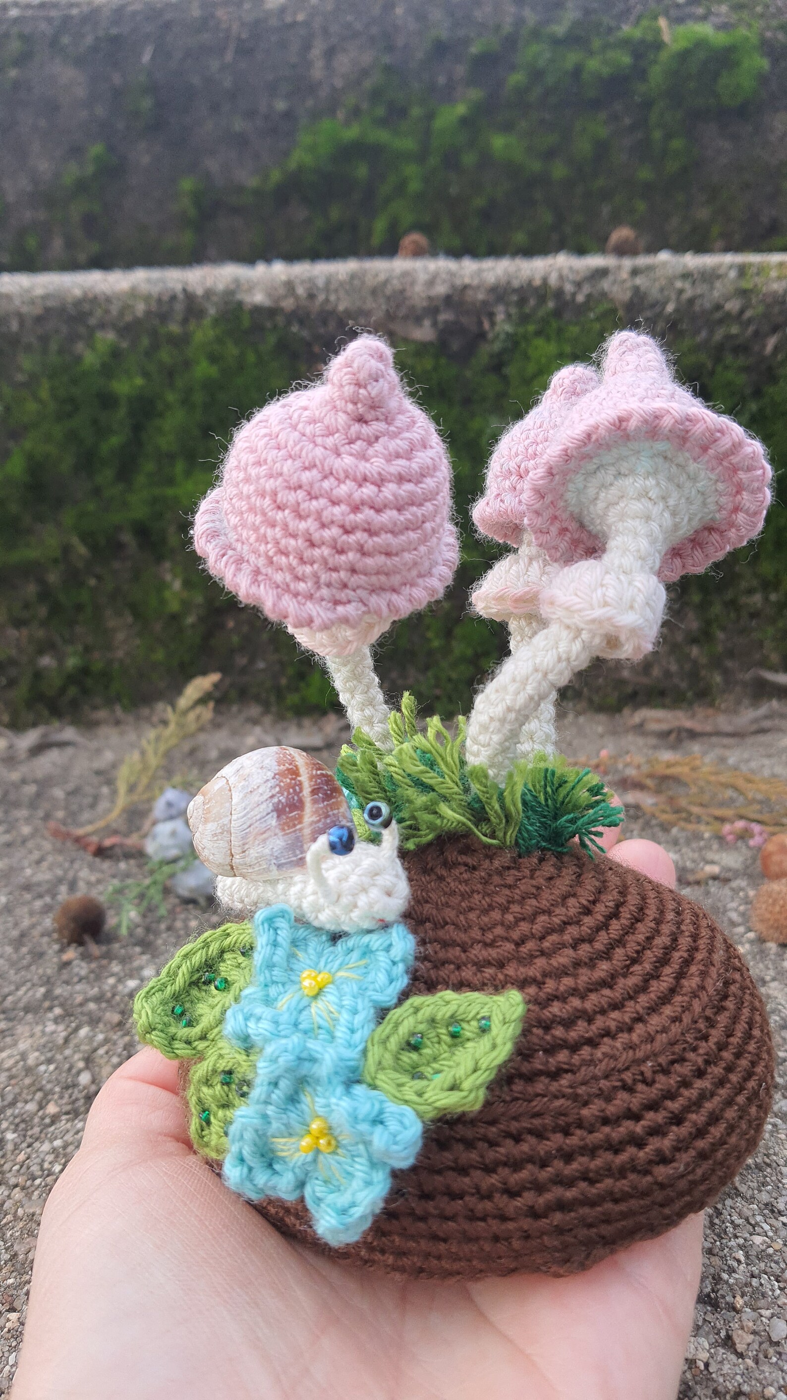 Pincushion "rose Toadstool" Unique Present for Sewers Crafters Needle ...