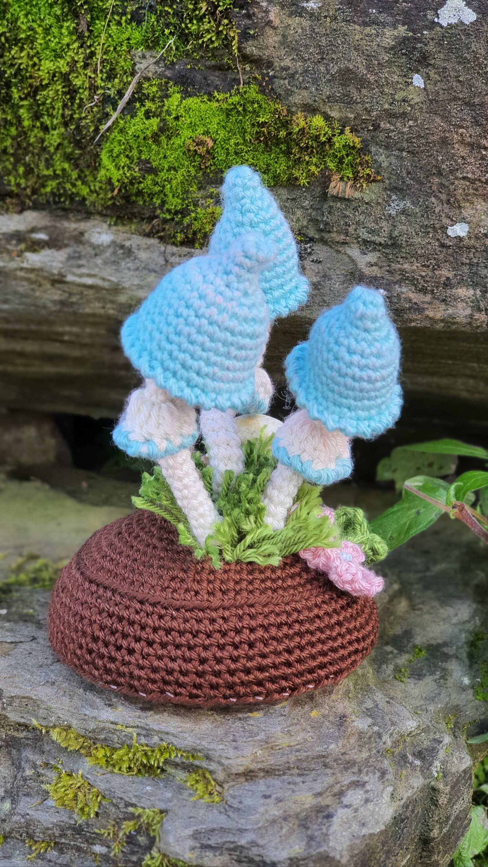 Pincushion blue Toadstool Unique Present for - Etsy