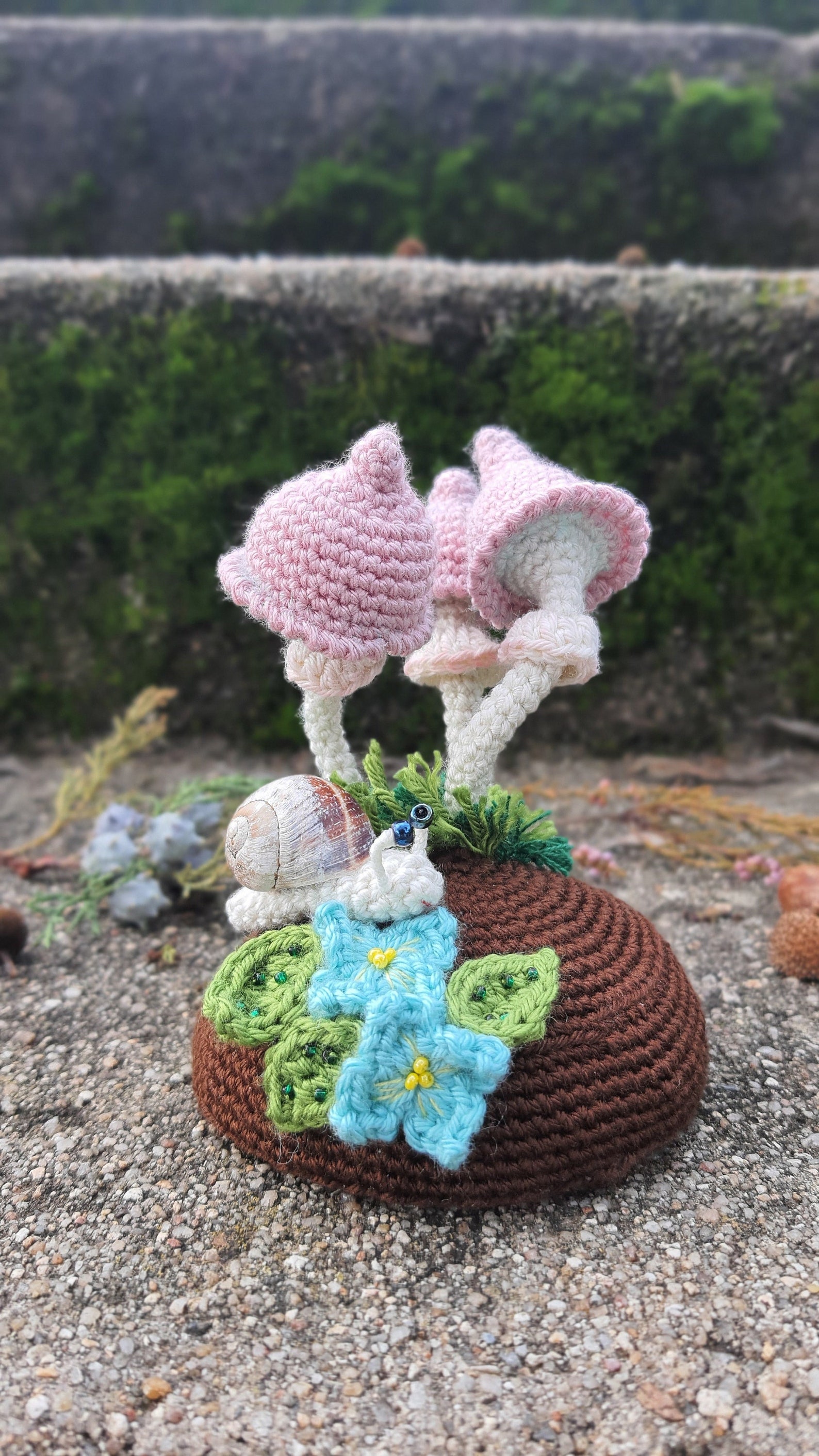 Pincushion "rose Toadstool" Unique Present for Sewers Crafters Needle ...