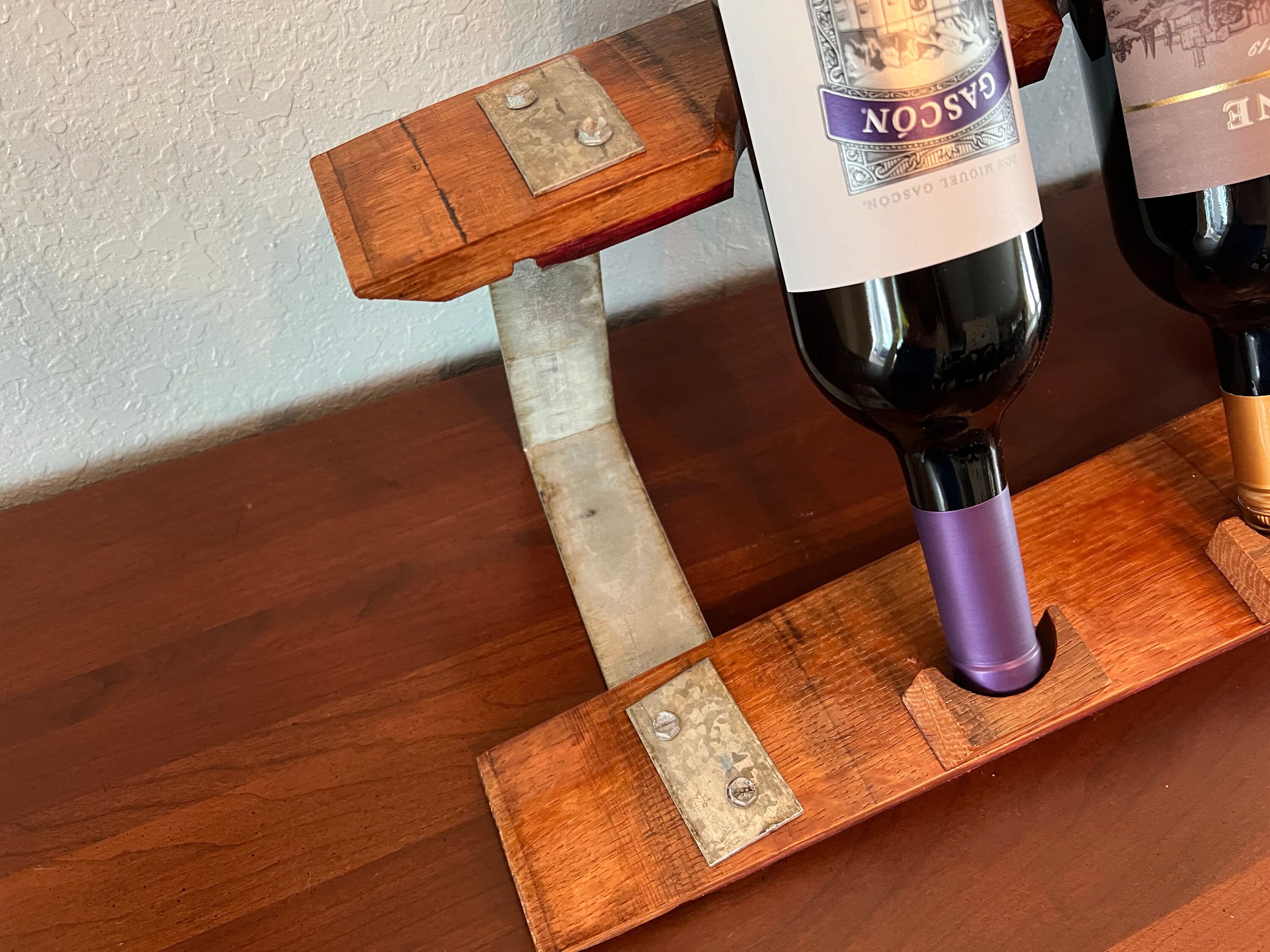 Table Top Wine Rack From Staves and Hoops - Etsy
