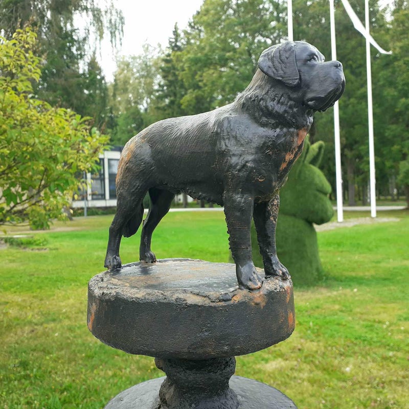 St Bernard Sculpture - Etsy