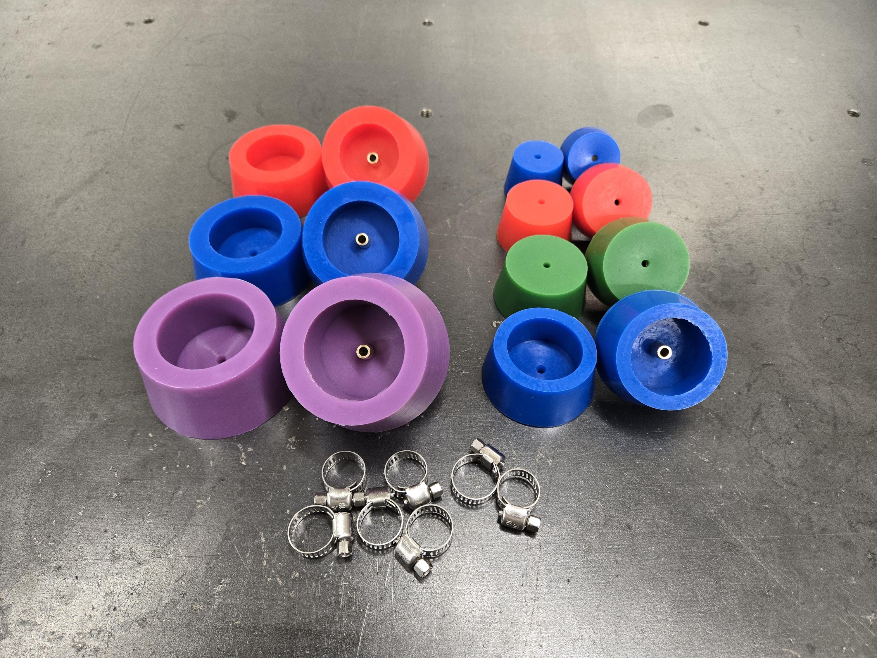 Silicone Purge Plug Kit: 1.25-3 Inch, Tig Welding Exhaust Fabrication ...