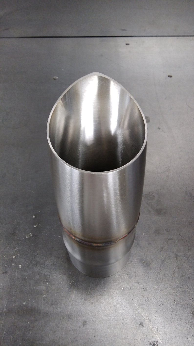 3 Teardrop Exhaust Tip .065 304 Stainless Turbo Outlet - Etsy