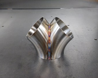 Merge Collector Dual 3" to Single 3.5" 304 Stainless Tig Welded Exhaust ...