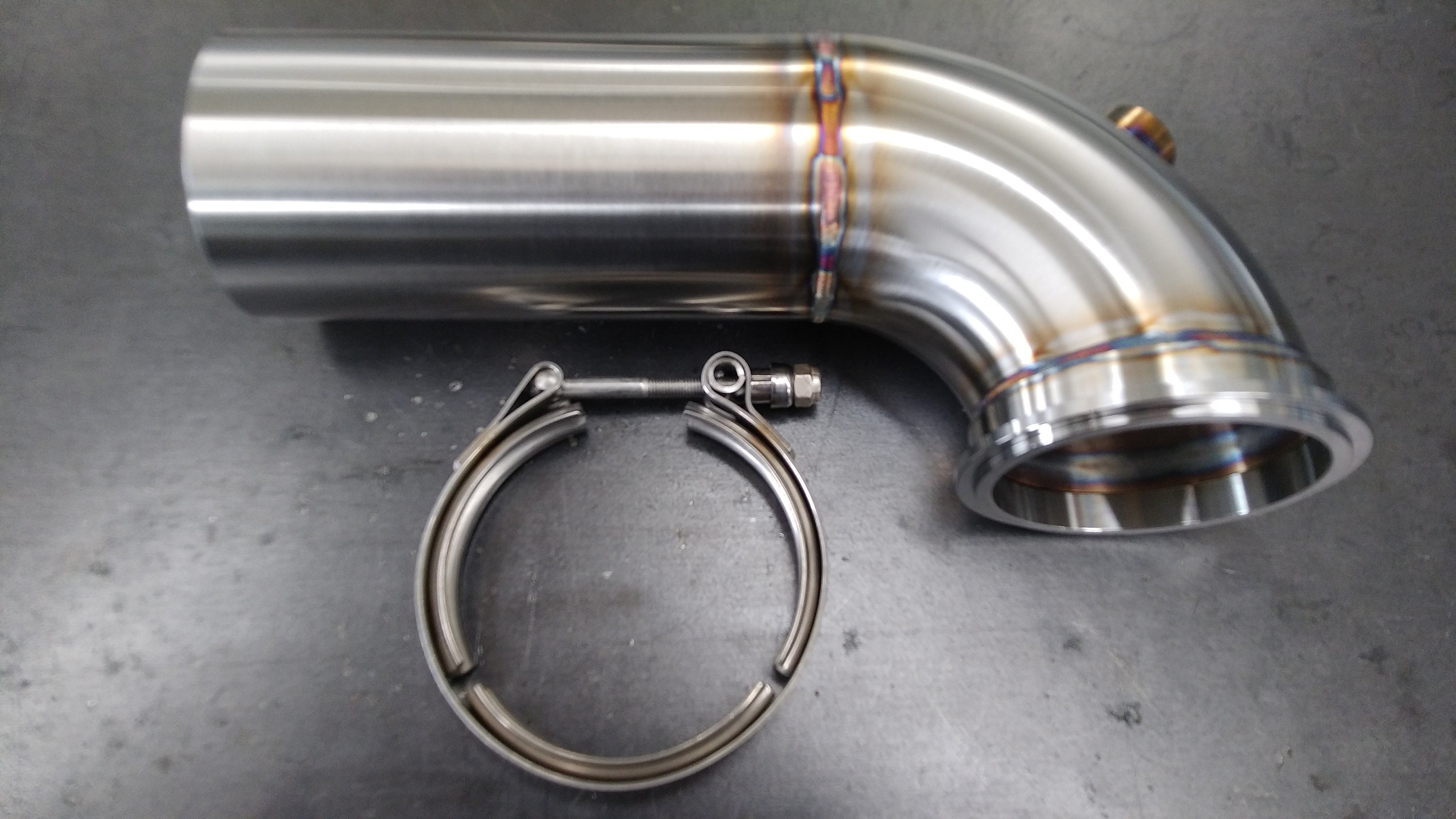 3 Downpipe V Band Turbo 304 Stainless 90 3.55 Inch/90mm - Etsy