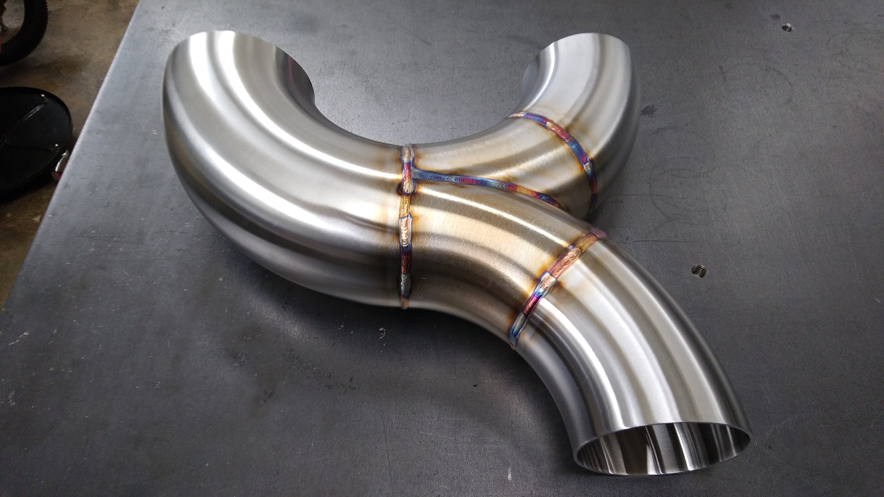Merge Collector Dual 3 to Single 3.5 304 Stainless - Etsy