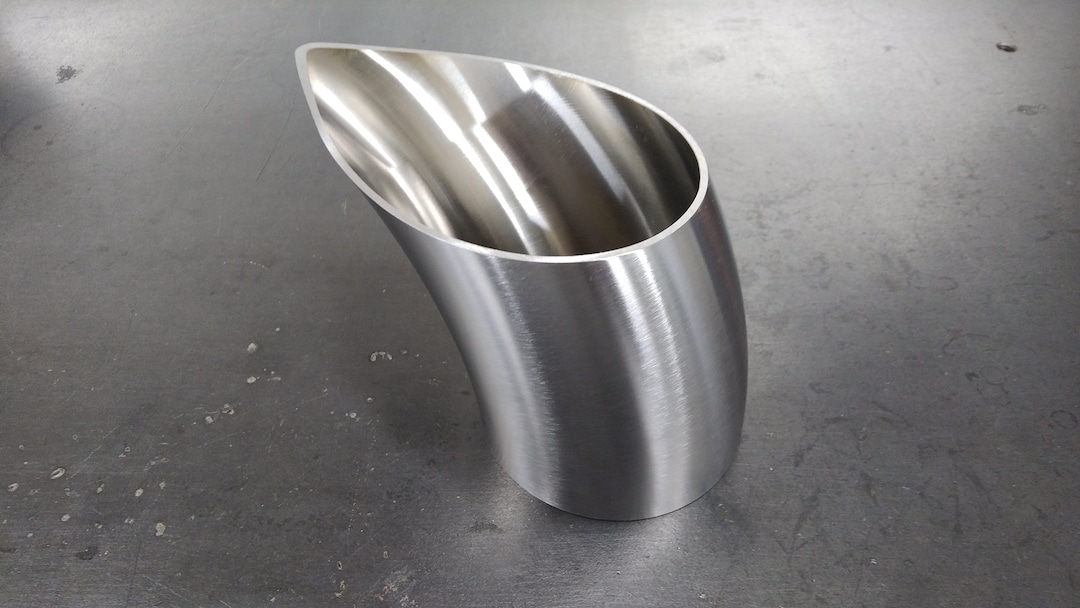 3" Teardrop Exhaust Tip .065 304 Stainless Turbo Outlet Fabrication ...
