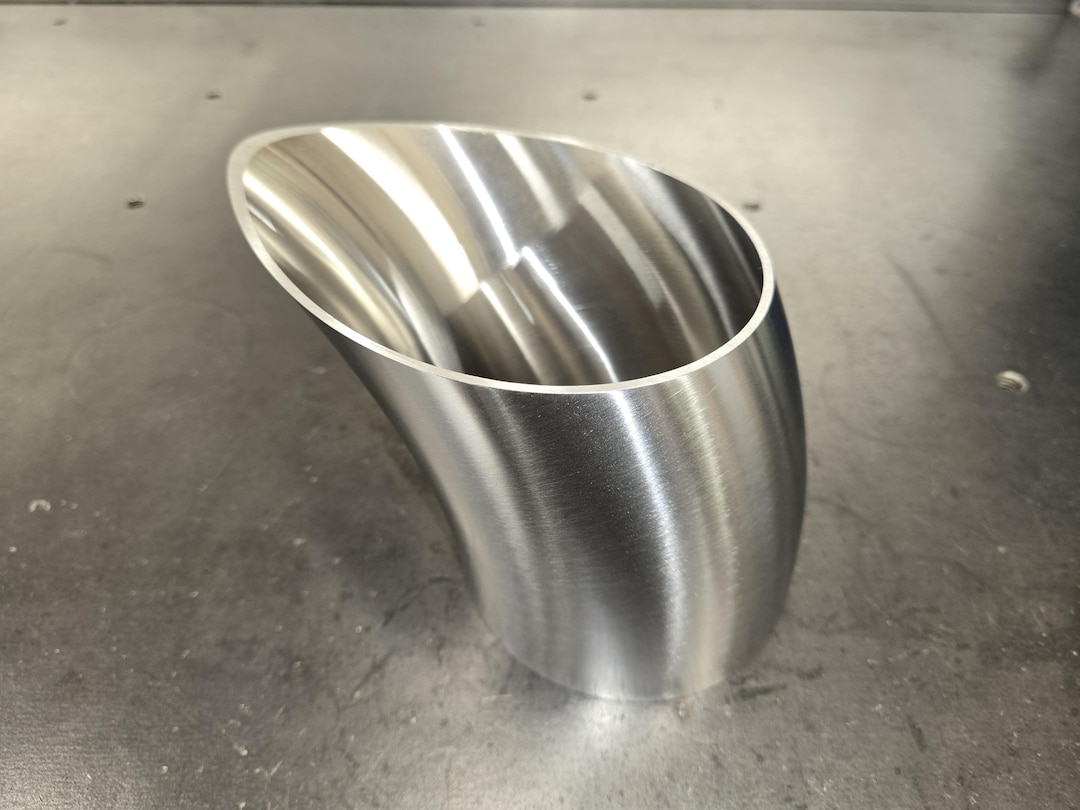 4" Teardrop Exhaust Tip .075 304 Stainless Turbo Outlet Fabrication ...