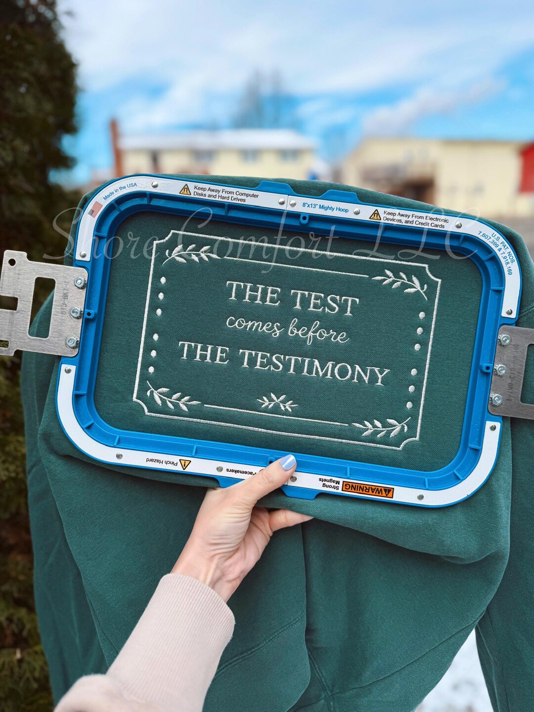 Vintage Frame Embroidery Design | Christian Faith Machine Embroidery ...