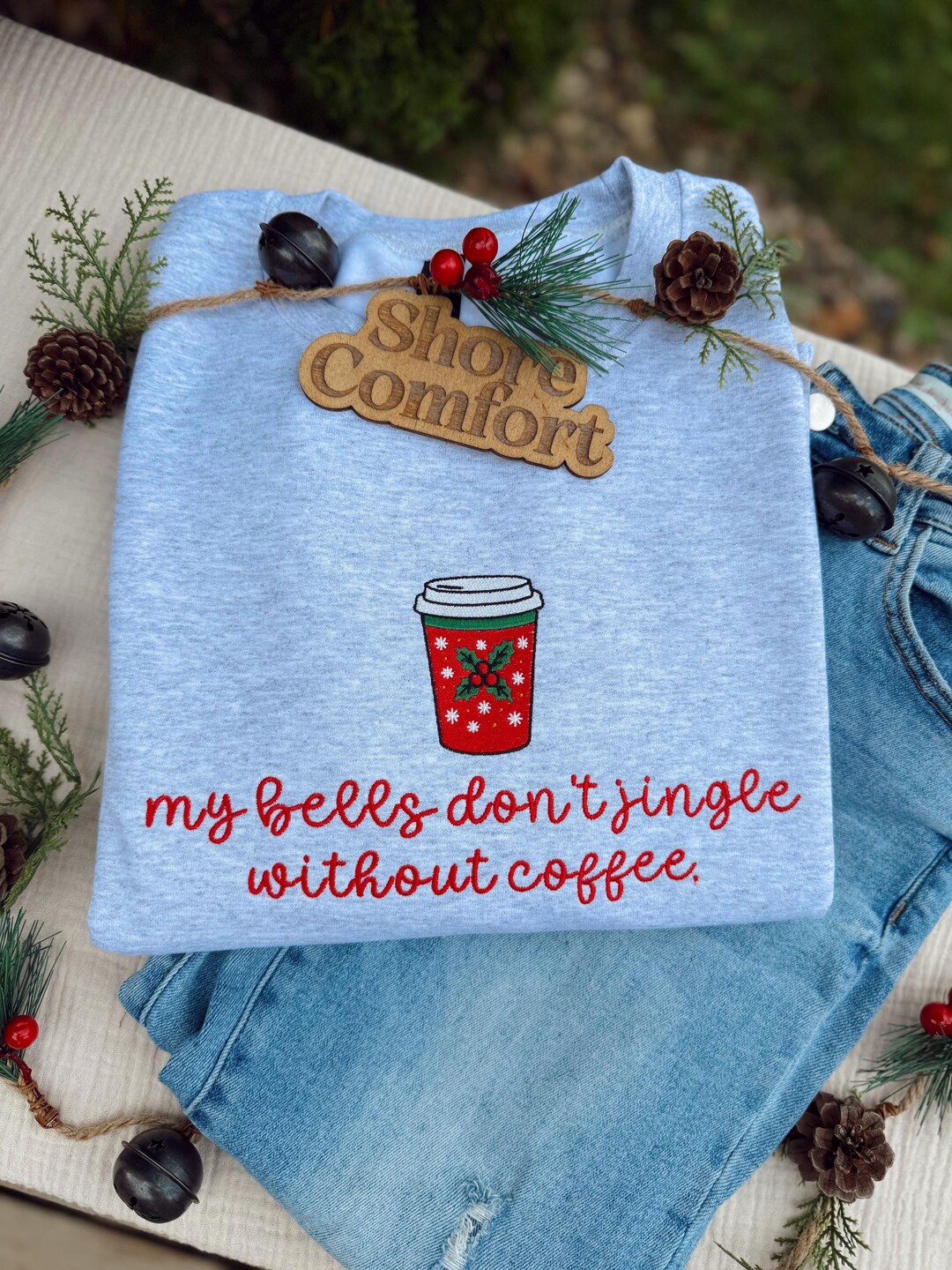 Christmas Coffee Cup Embroidery Design | Holiday Latte Machine ...