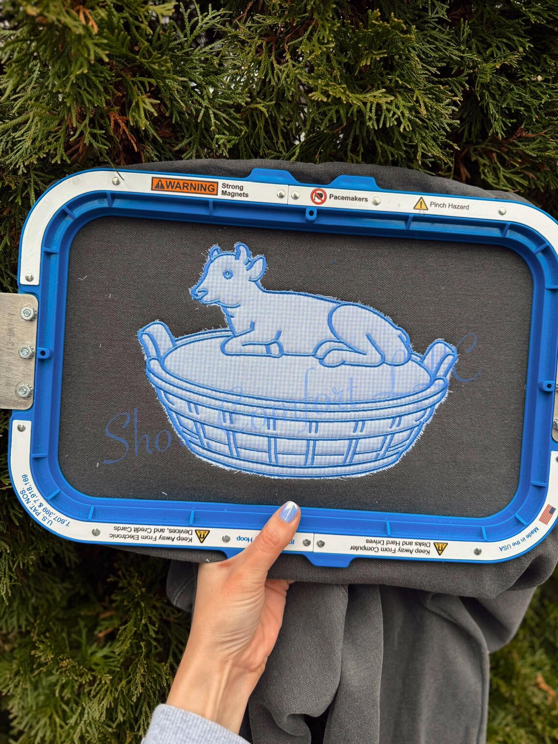 Cow Bowl Applique Embroidery Design | Vintage Glass Bowl Embroidery ...