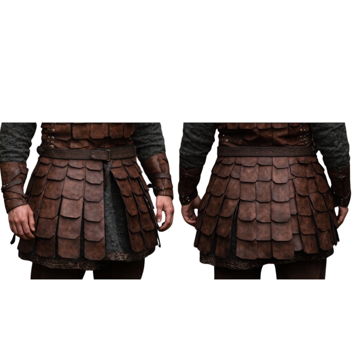 Handmade Leather Brigandine Armor: Viking Renaissance LARP Outfit - Etsy