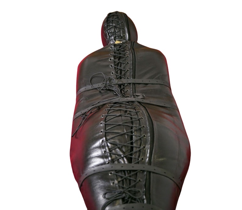 Heavy Duty BDSM Bondages Leather Sex Game Sleepsack BDSM Restraints Bondage Bag Self Bondage ...