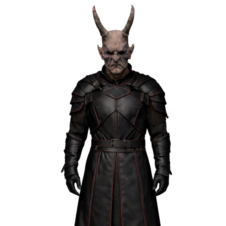 Handmade Gothic Leather Armor - Demon Costume - Devil Cosplay Outfit ...