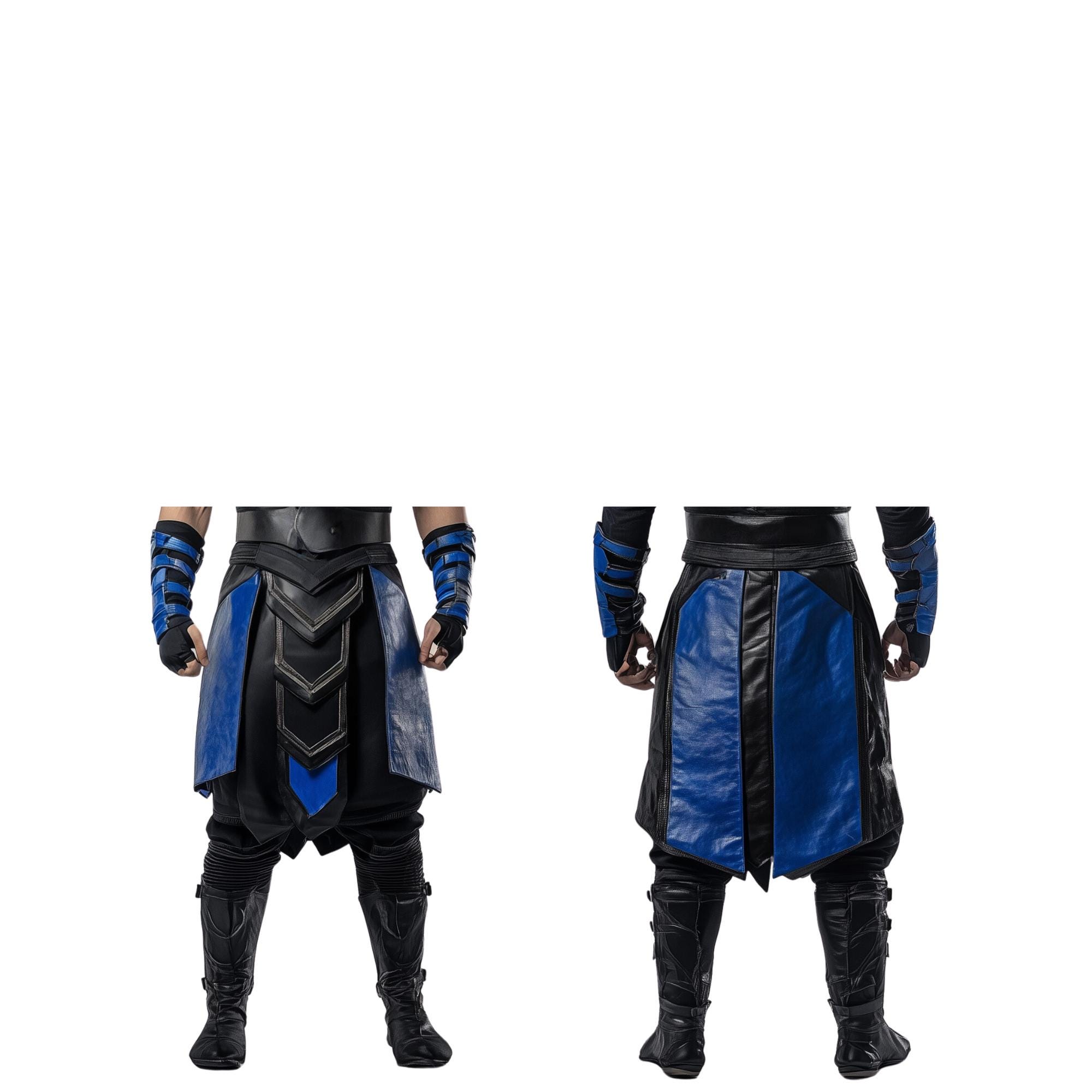 Handmade Leather Sub Zero Costume: Mortal Kombat Cosplay Armor - Etsy