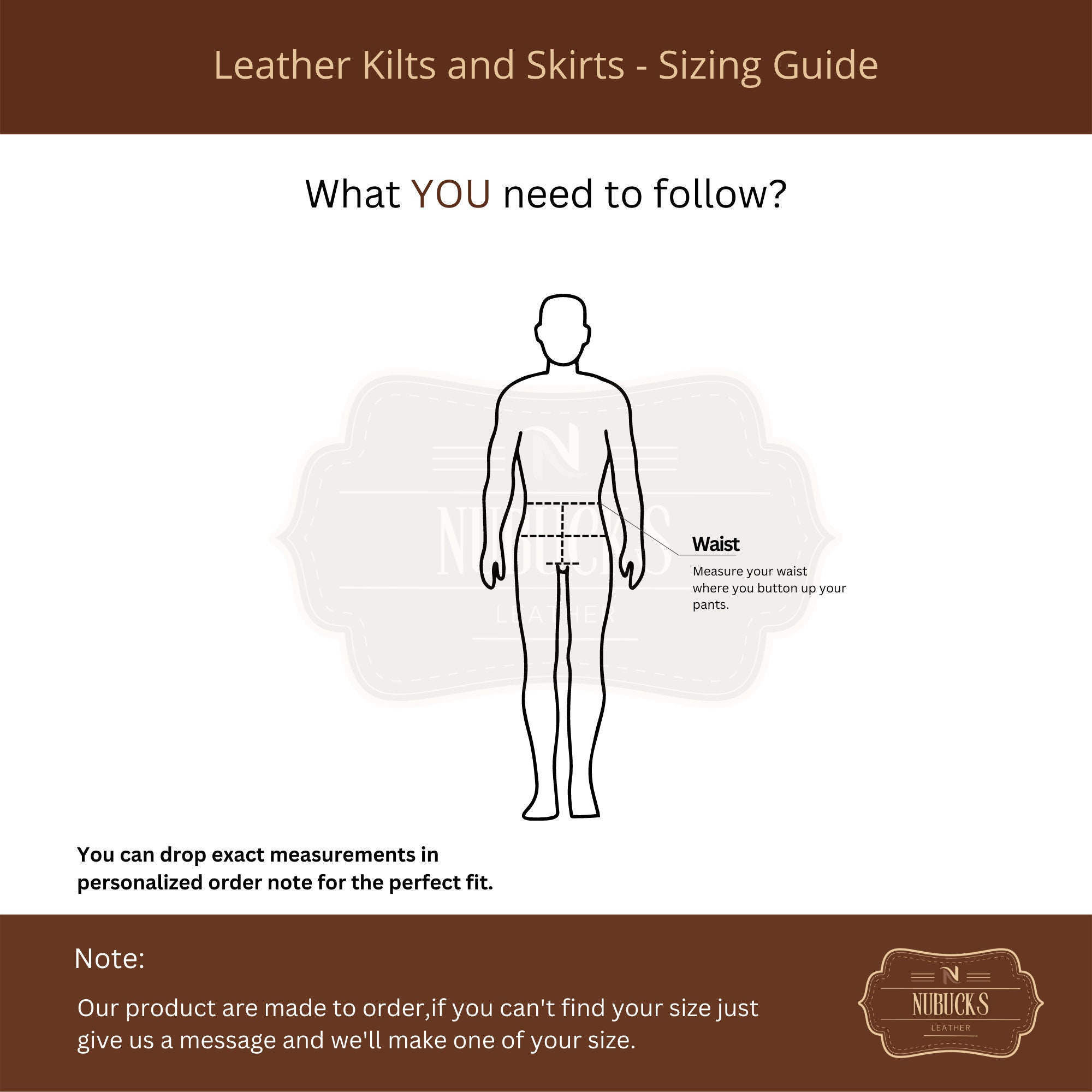 Premium Heavy Duty Black Men's Leather Utility Kilt Handmade Kilt Kilt ...