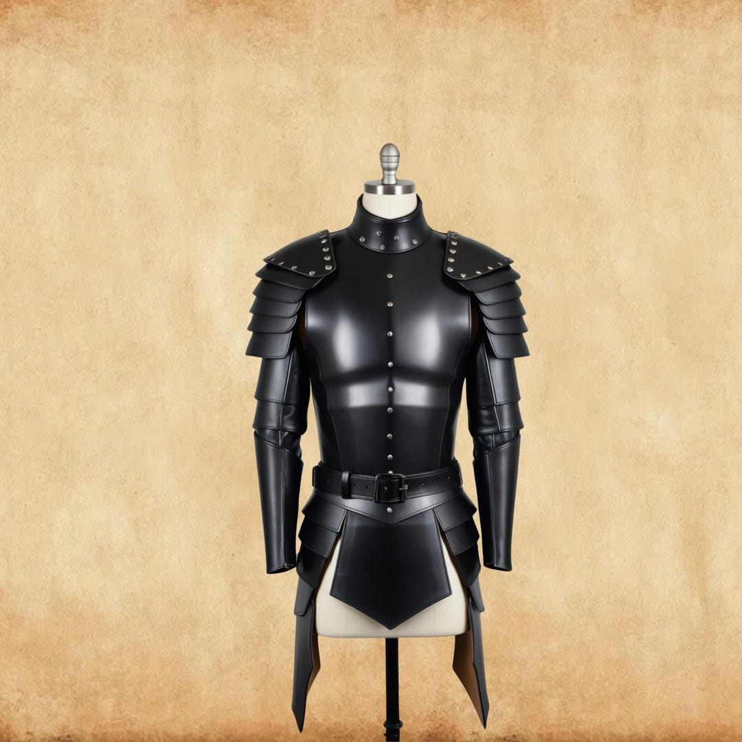 Handmade Studded Leather Armor - Medieval Knight Larp Armor - Spartan ...