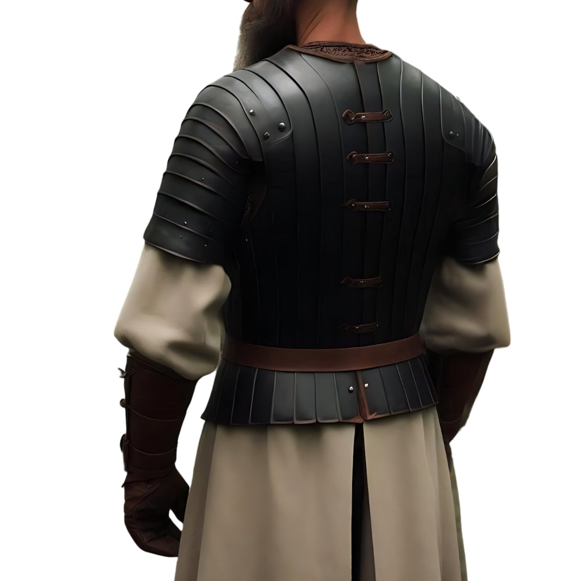 Pure Black Leather Medieval Armor Handmade Leather Chest Armor for ...