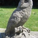 Stone Owl Garden Statue Antique Finish Owl Ornament - Etsy