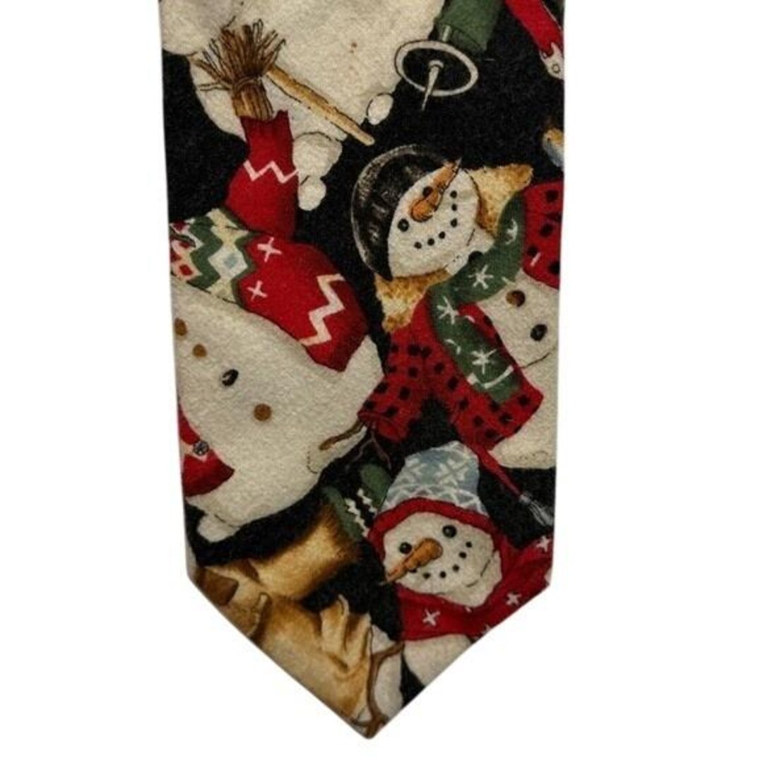 Men's Vintage Brite Ties Snowman Christmas Winter Holiday Novelty ...
