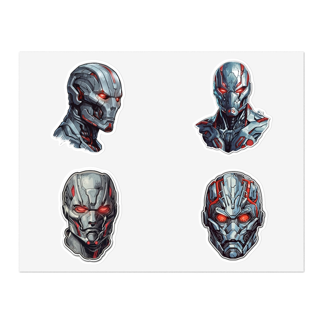 4 Ultron Clipart Ultron Sticker Avengers Marvel - Etsy