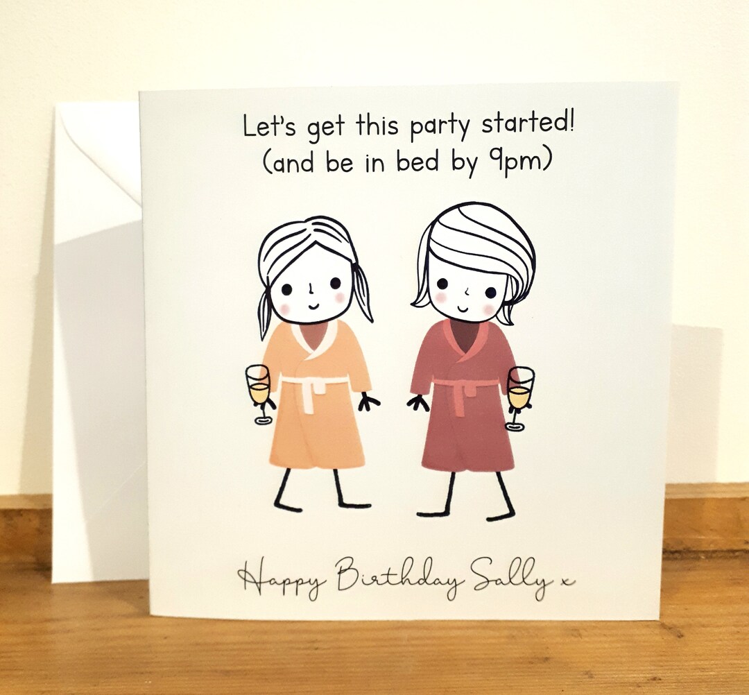 Funny Birthday Card for Friend - Friend Birthday Card - Handmade and ...