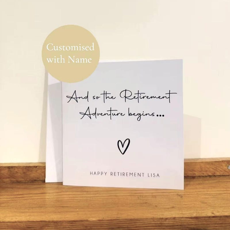 Retirement Cards for Men - Etsy UK