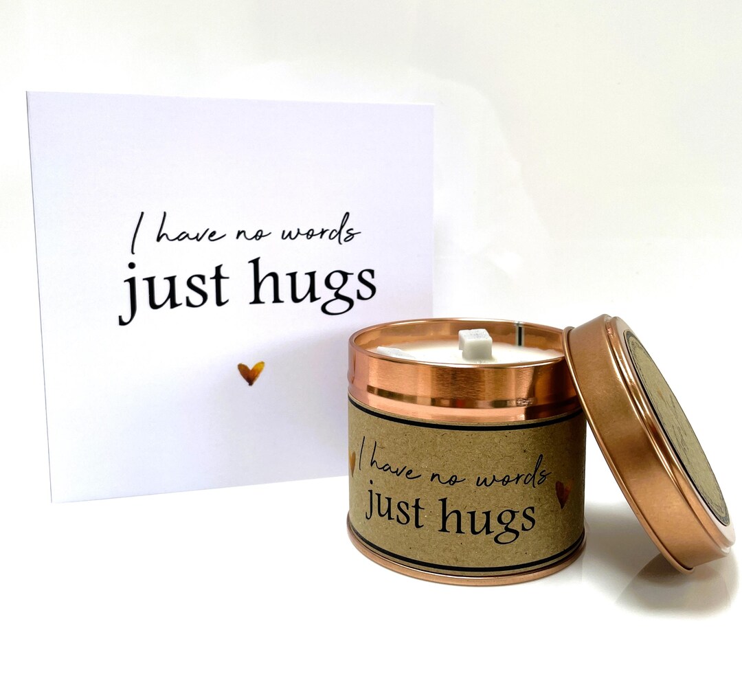 Handmade Sympathy Card - Just Hugs Bereavement Card - Etsy UK