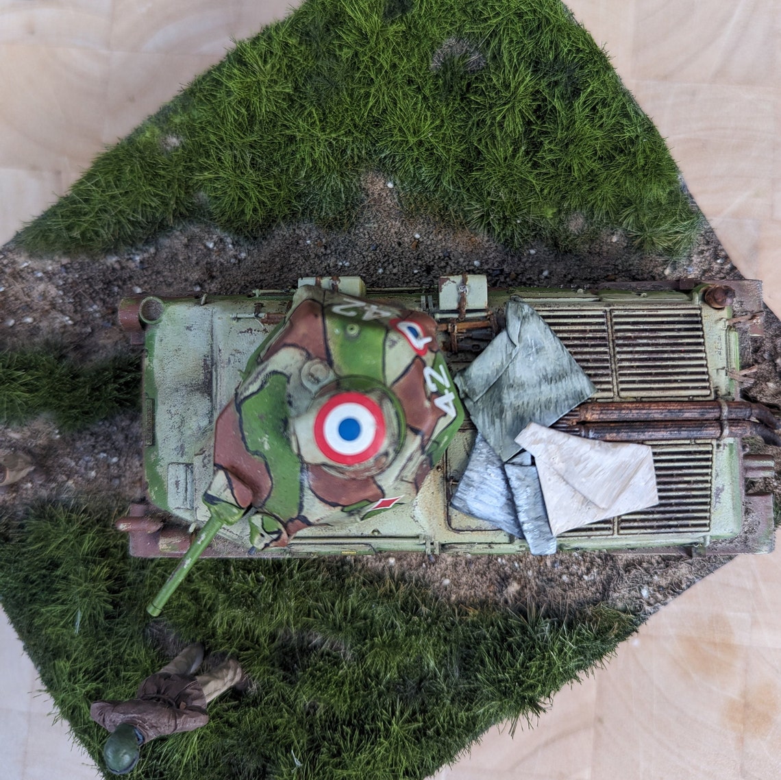 WW2 French Somua S35 Diorama, Model Tank, 1/35 Tank Model, Gift for Him ...