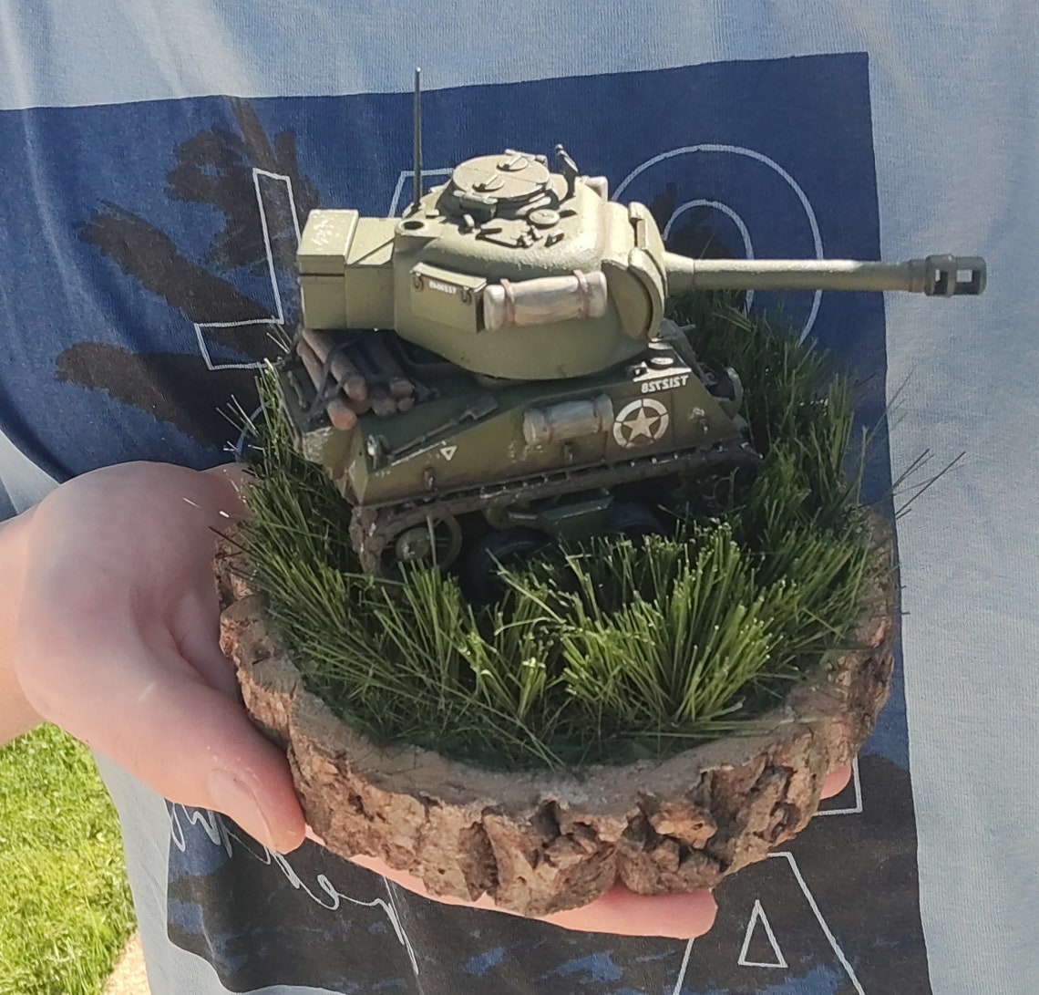 Tank Diorama, Ww2 Sherman Firefly Diorama, Model, Tank - Etsy