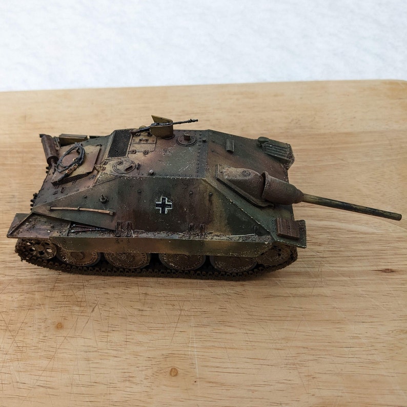 Jagdpanzer Hetzer Starr Tank 1/35 German Tank Model Model - Etsy