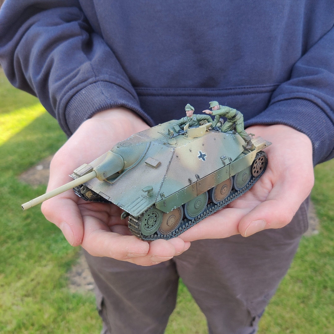 Jagdpanzer Hetzer Starr Tank, 1/35 German Tank Model, Model Tank - Etsy