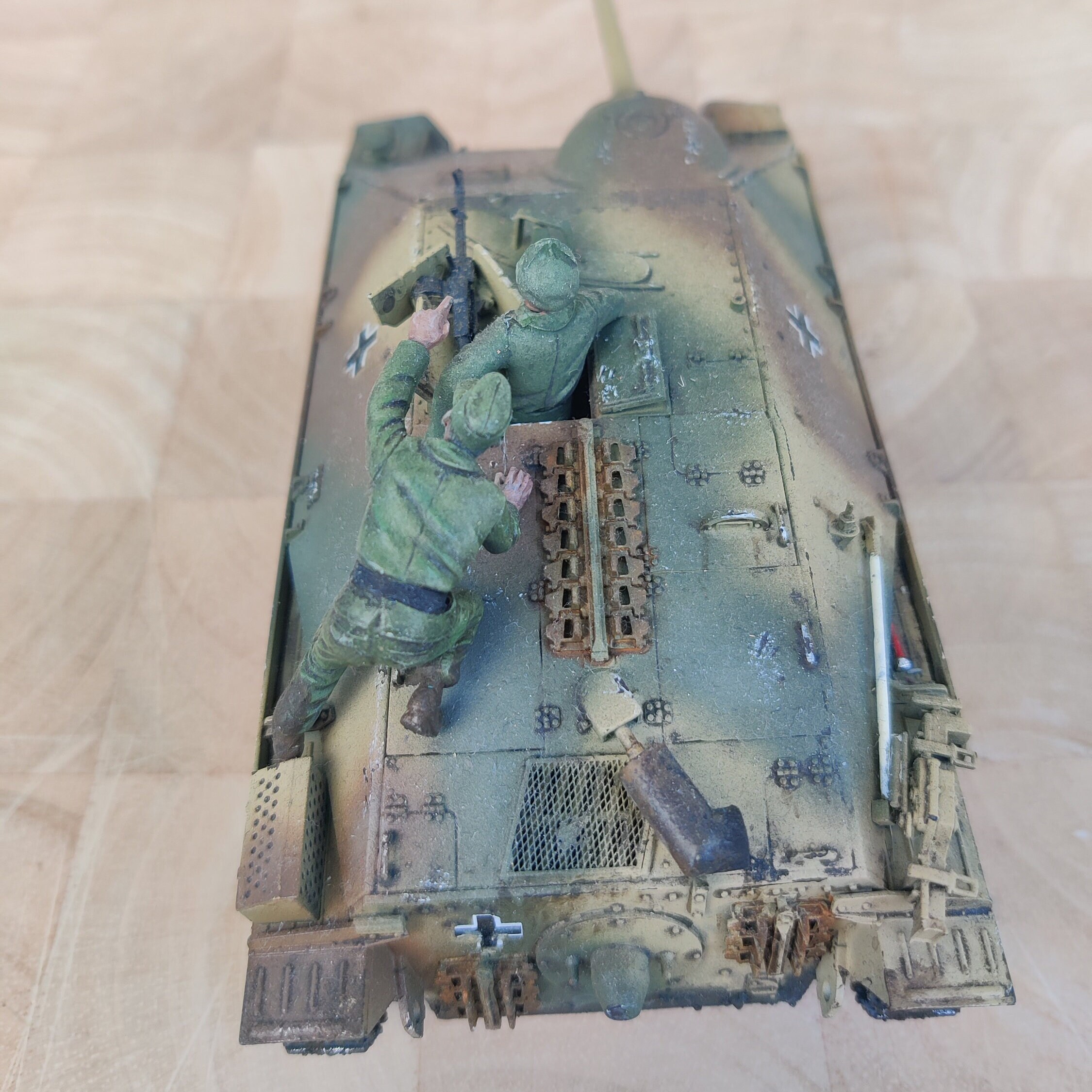 Jagdpanzer Hetzer Starr Tank, 1/35 German Tank Model, Model Tank - Etsy