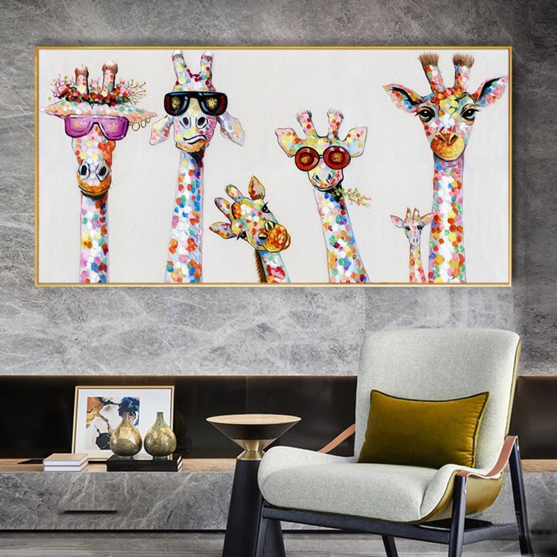 Giraffe Wall Art - Etsy