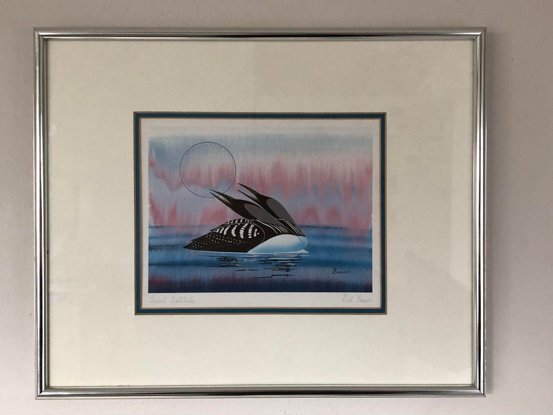 Rick Beaver Signed Vintage First Nations "quiet Latitude ", Arctic ...