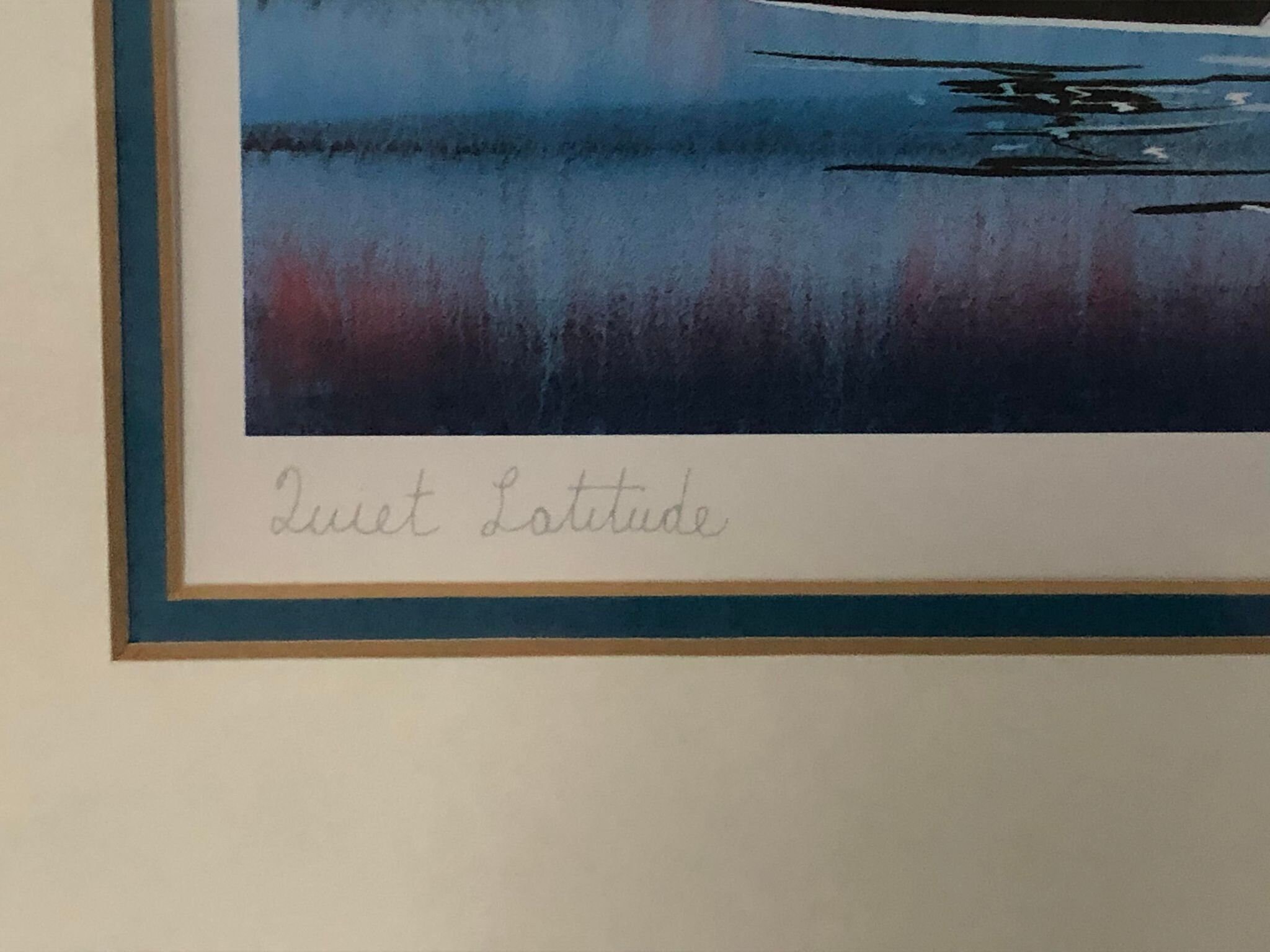 Rick Beaver Signed Vintage First Nations "quiet Latitude ", Arctic ...